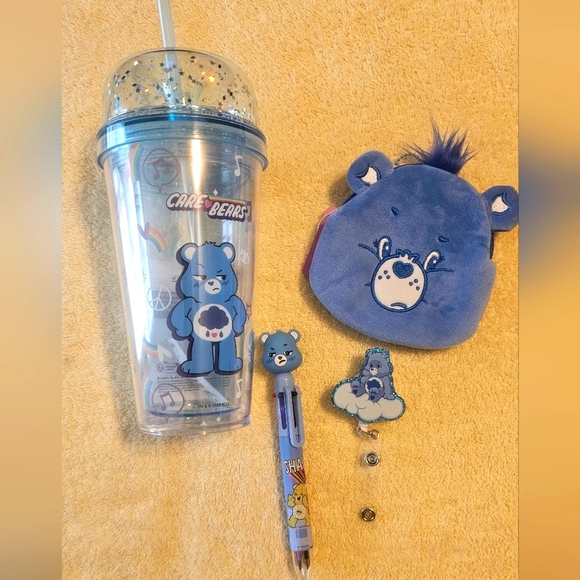Care Bears | Accessories | Care Bears Blue Grumpy Bear Tumbler And ...